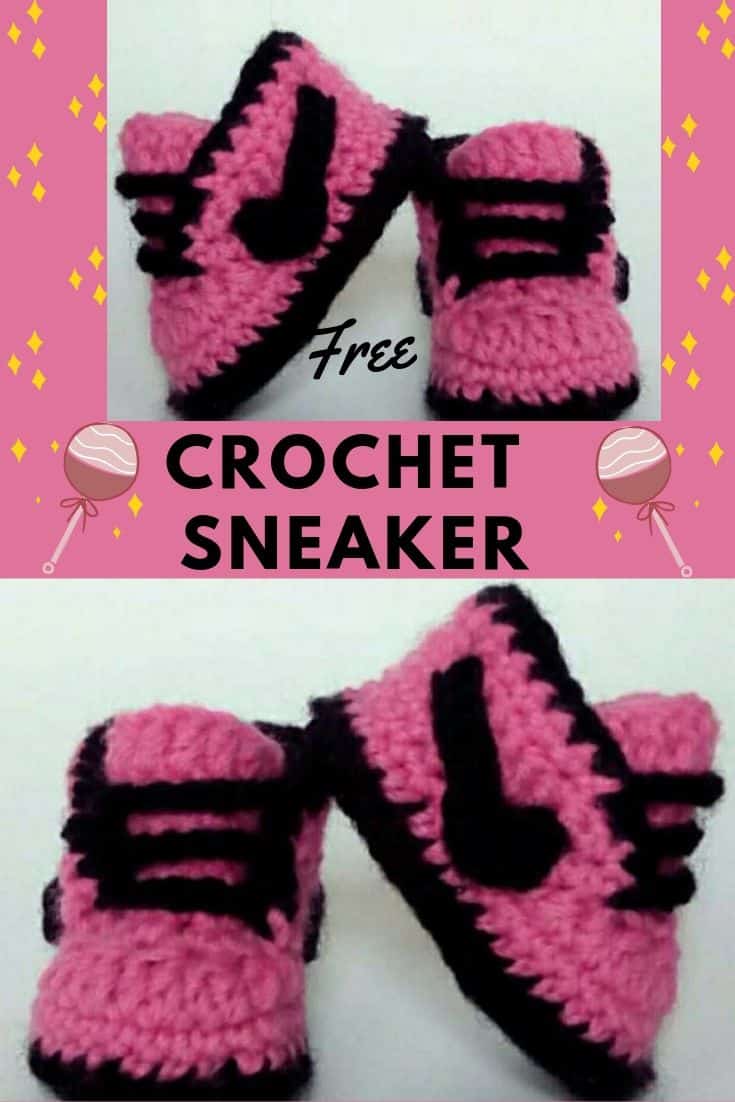 How to crochet Nike baby shoes - Littlejohn's Yarn