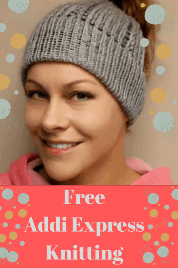 Addi Express pattern – Braided Messy Bun Hat – Littlejohn's Yarn