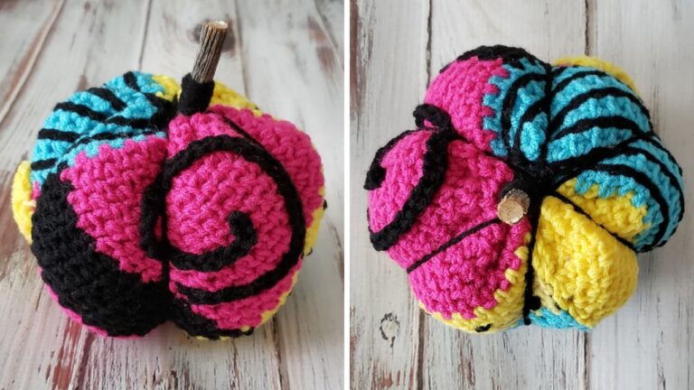 Free Crochet Halloween Pumpkin Pattern – DIY Pumpkin Crochet Tutorial