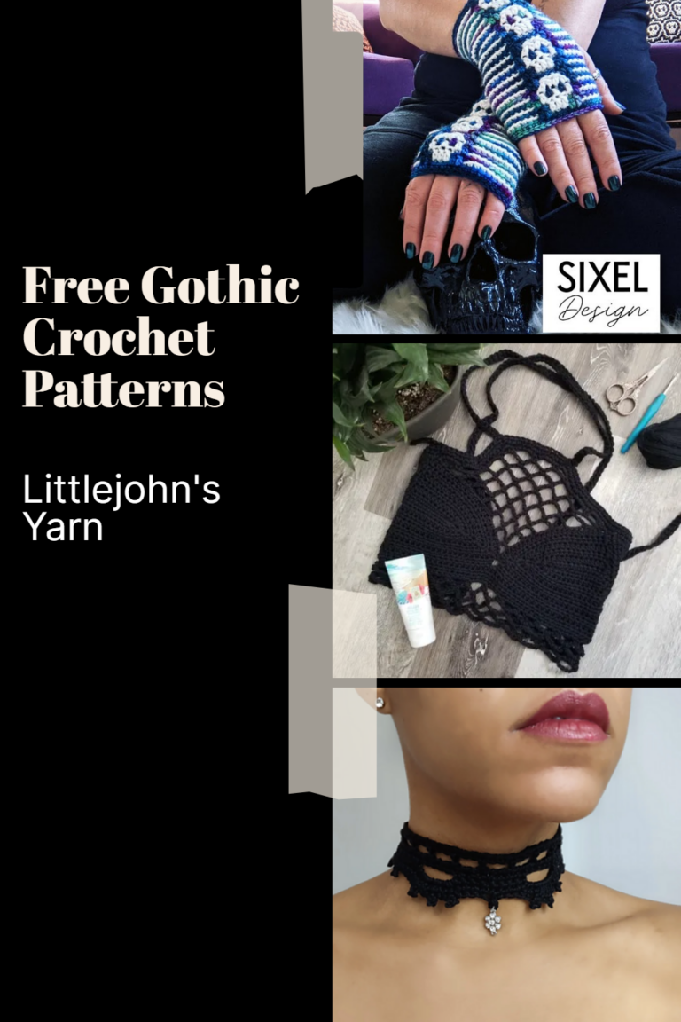 10+ Gothic Crochet Patterns Free - Get in Touch with Your Inner Emo ...